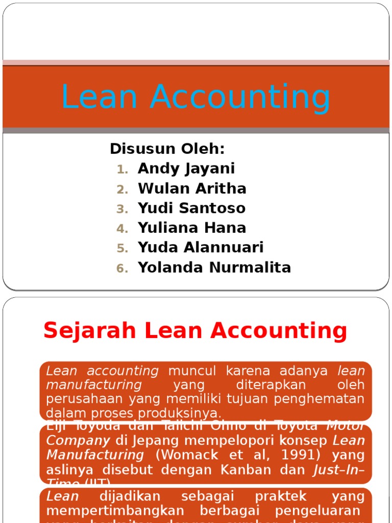 Lean Accounting | PDF