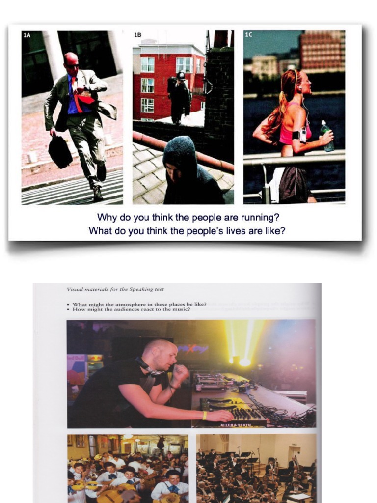 PET Speaking Part 3 Pictures Revised | PDF