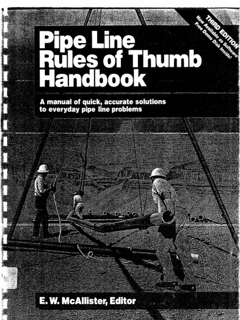 Pipe Line Rules of Thumb Handbook | PDF