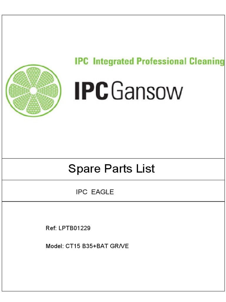 IPC CT15 B35 Parts List | PDF | Electrical Connector | Equipment