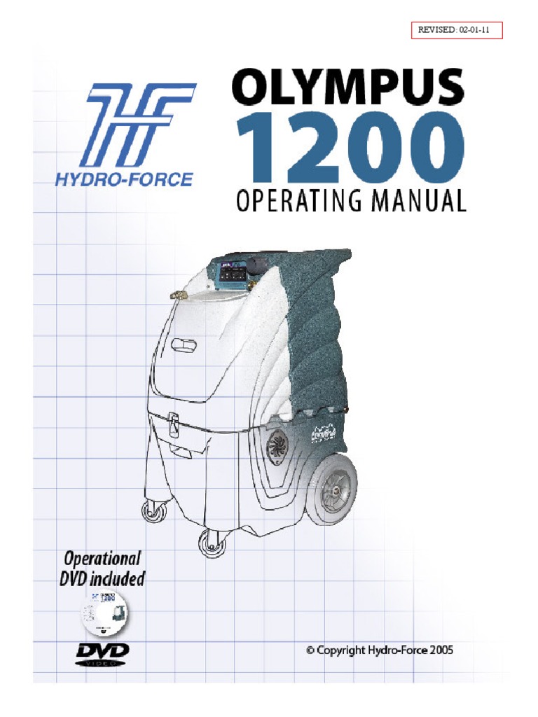 Hydroforce Olympus M1200 Manual | PDF | Manufactured Goods | Machines