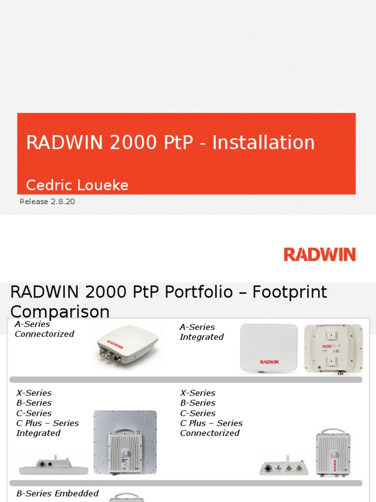 RW2000 PTP Installation Release 2.8.20 | PDF | Quality Of Service ...