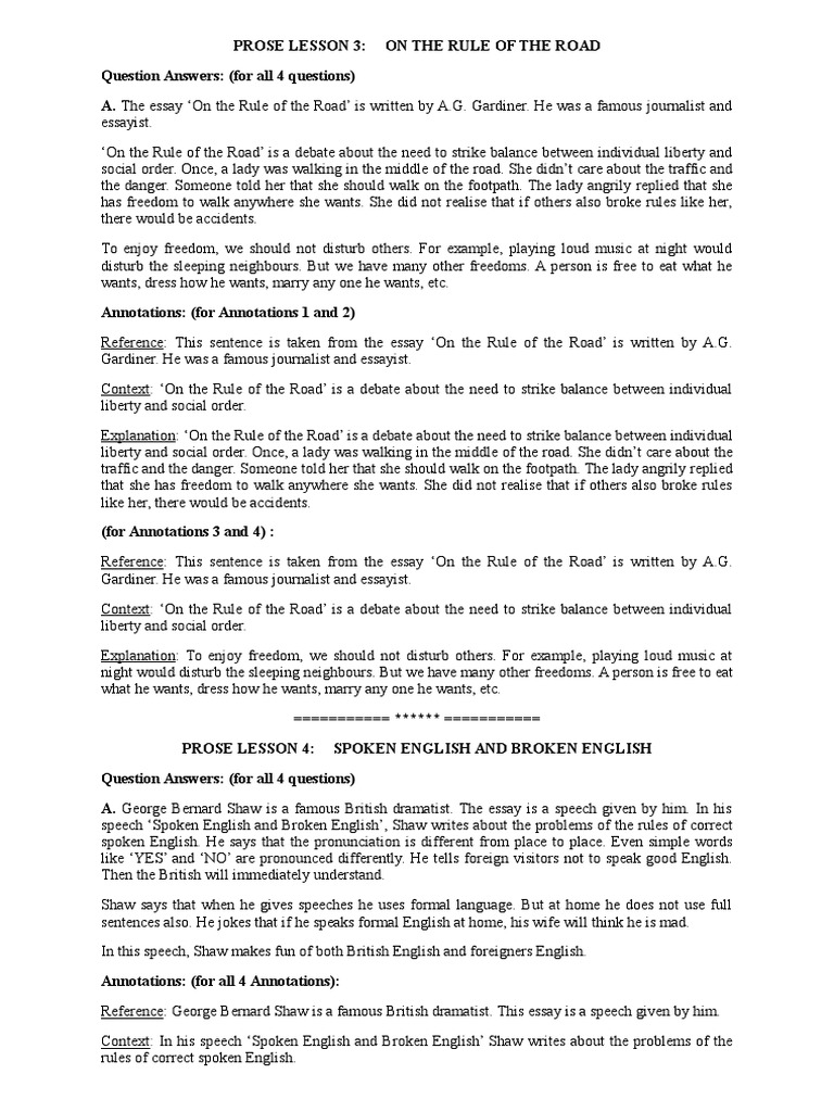 Inter 1st Year English Study Guide | PDF | Poetry | English Language