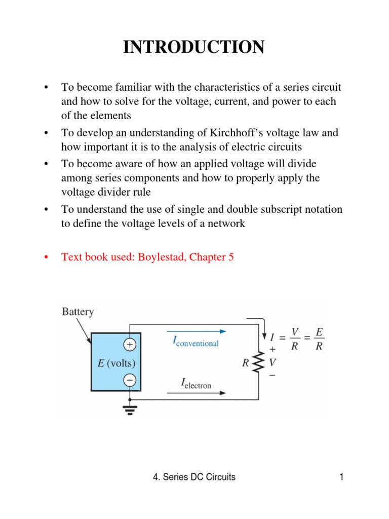 Series Circuits (DC) | PDF | Series And Parallel Circuits | Voltage