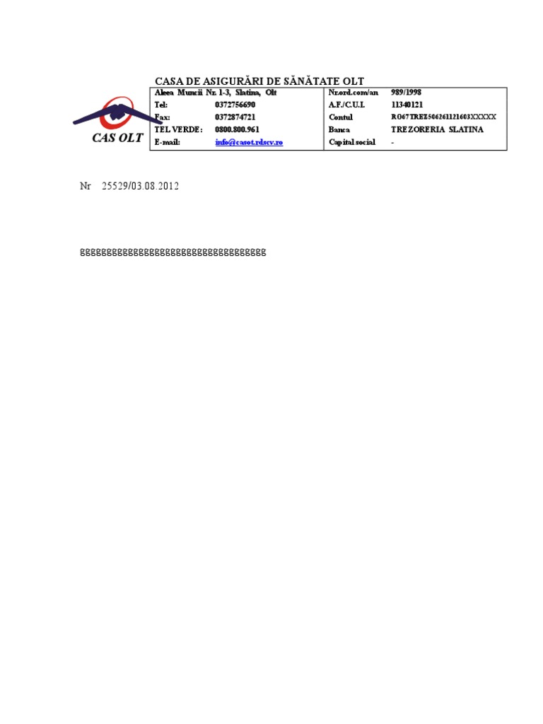 Olt Health Insurance Contact Info | PDF