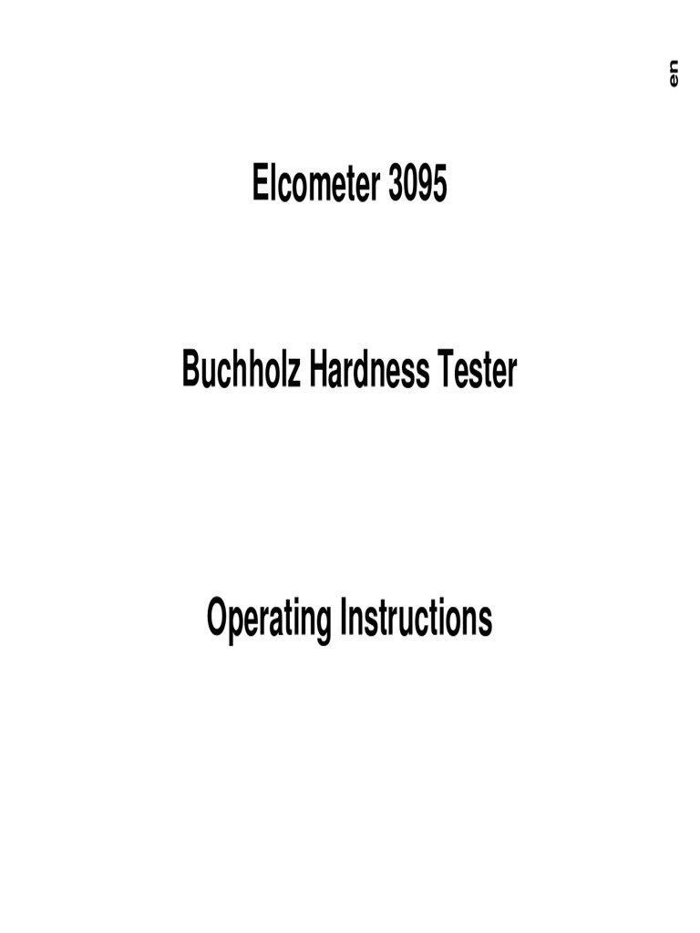 Hardness Tester | PDF | Hardness | Screw