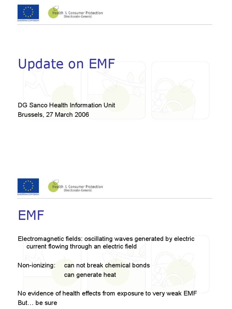 EMF | PDF | Electromagnetic Field | Public Health