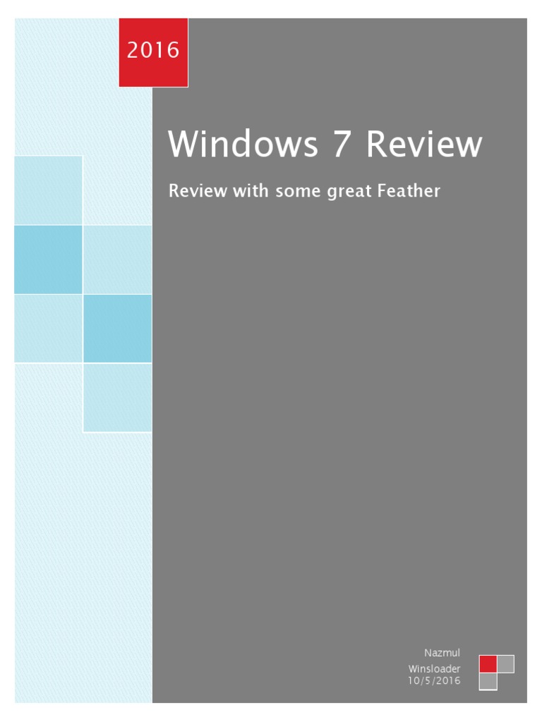 Windows 7 Review | PDF | Windows 7 | Microsoft Windows