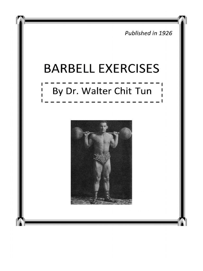 Barbell Exercises by DR | PDF