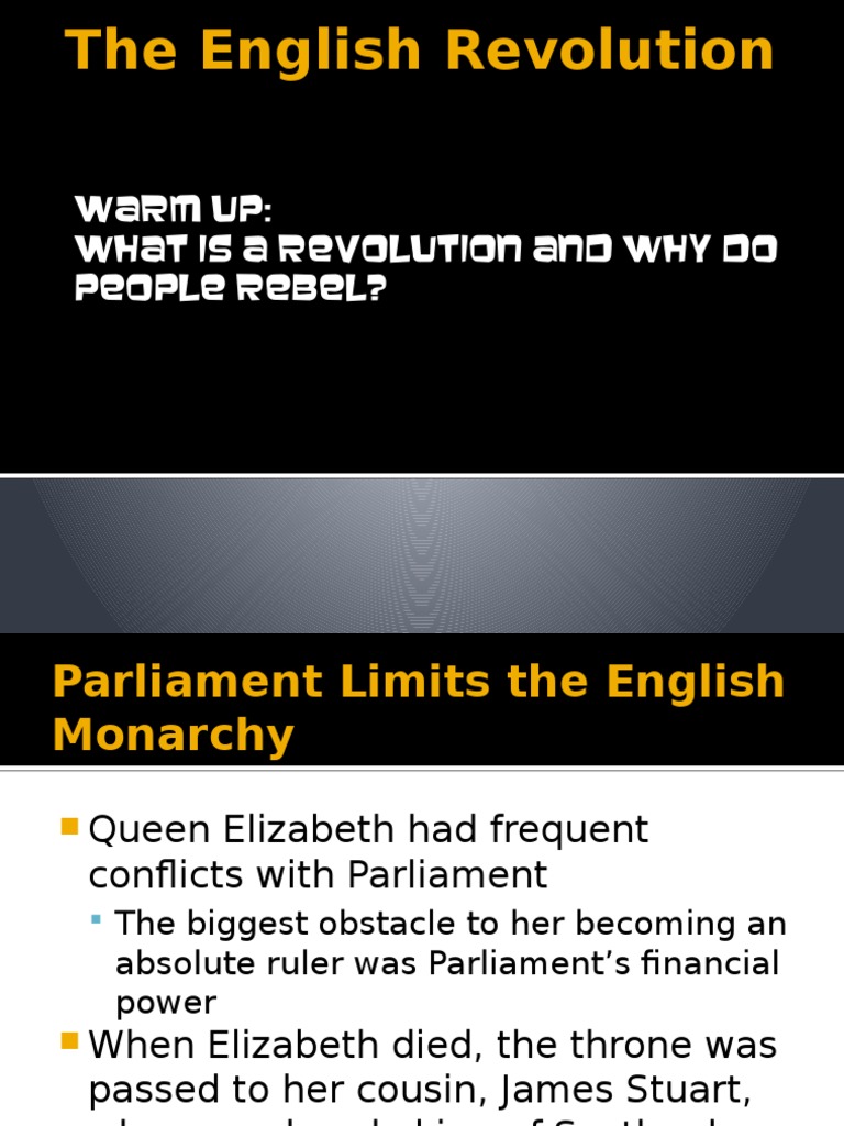 The English Revolution and Monarchy Limits | PDF | History