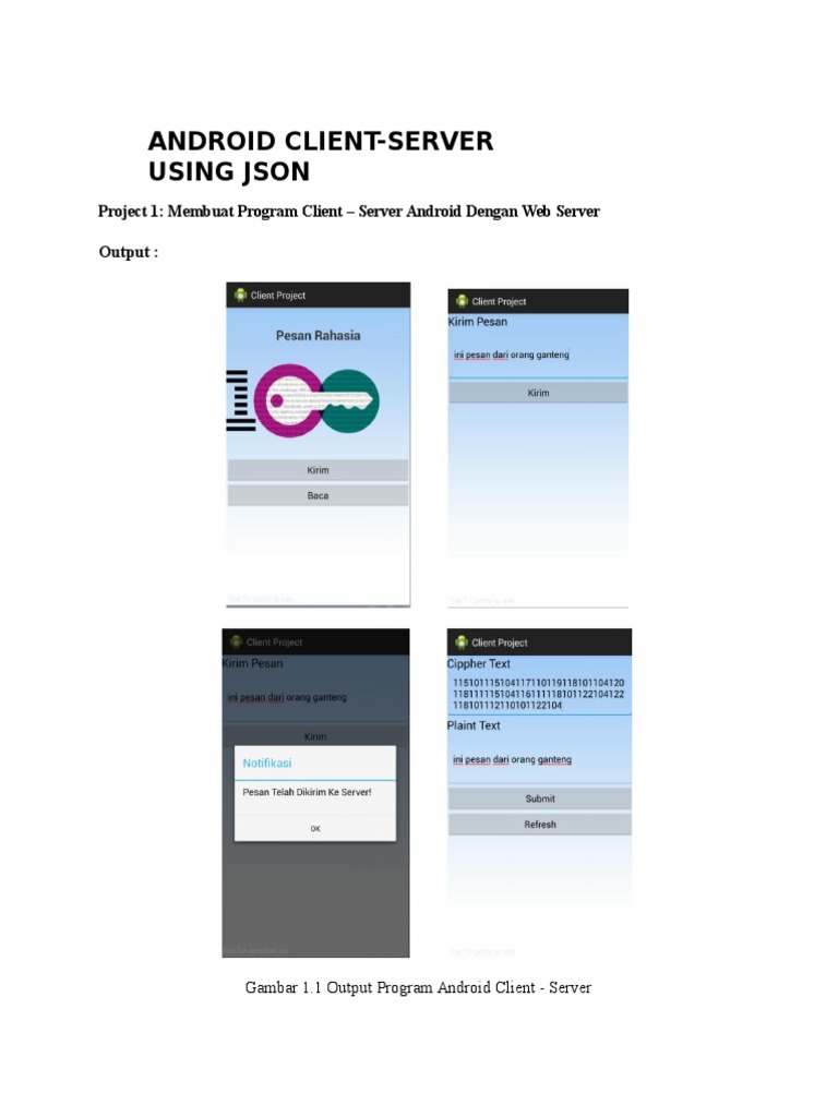 Client Server Android | PDF