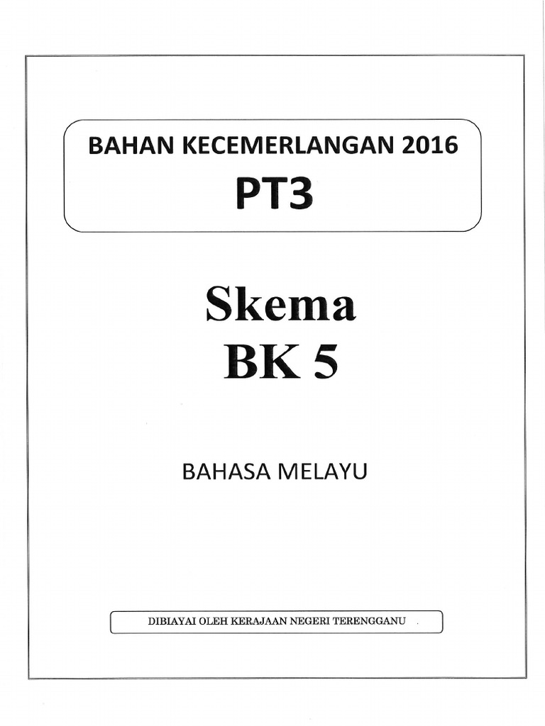 PT3 Trial BM Terengganu Skema | PDF