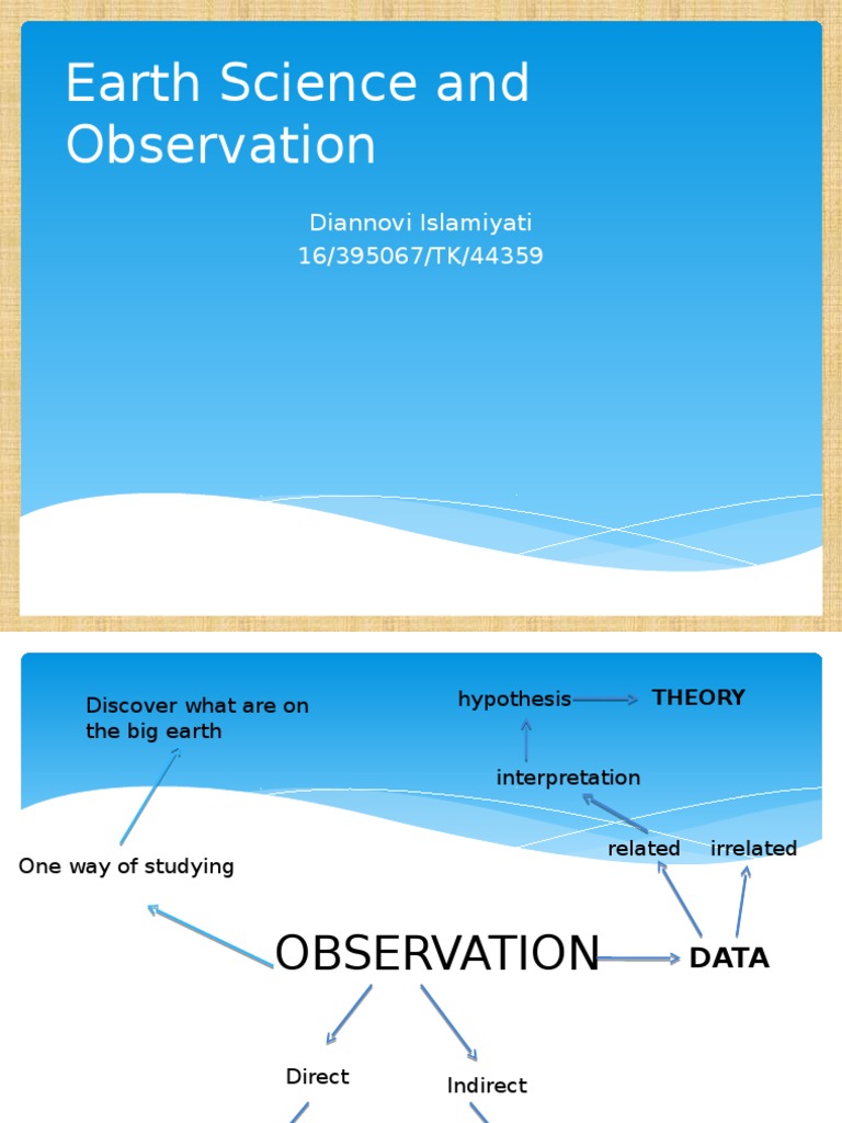 Earth Science Observation Techniques | PDF