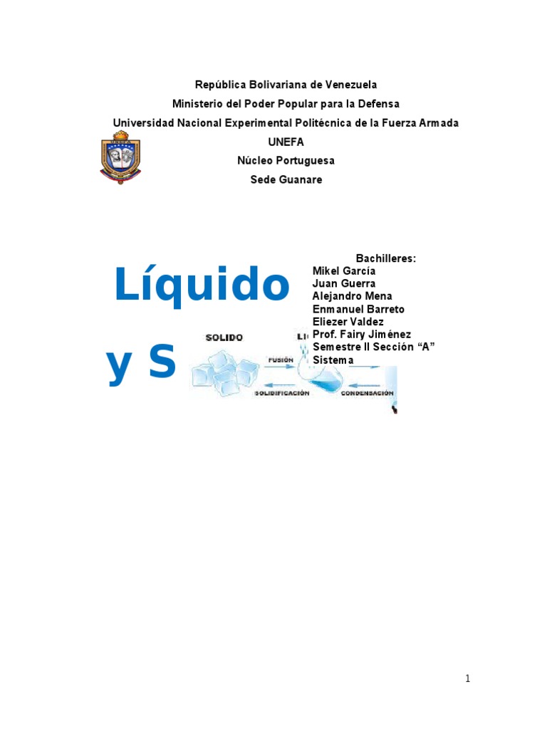 Líquido y Solido | PDF | Líquidos | Cristal