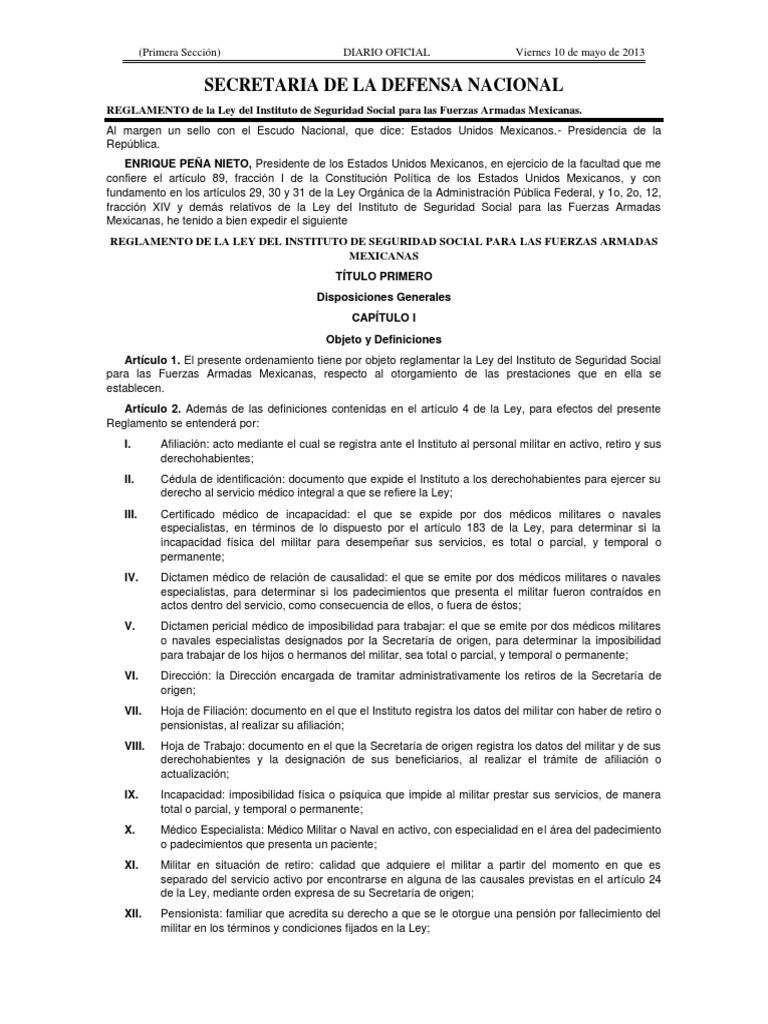 Reglamento de la Ley ISSFAM 2025 | PDF | Pagos | Pensión
