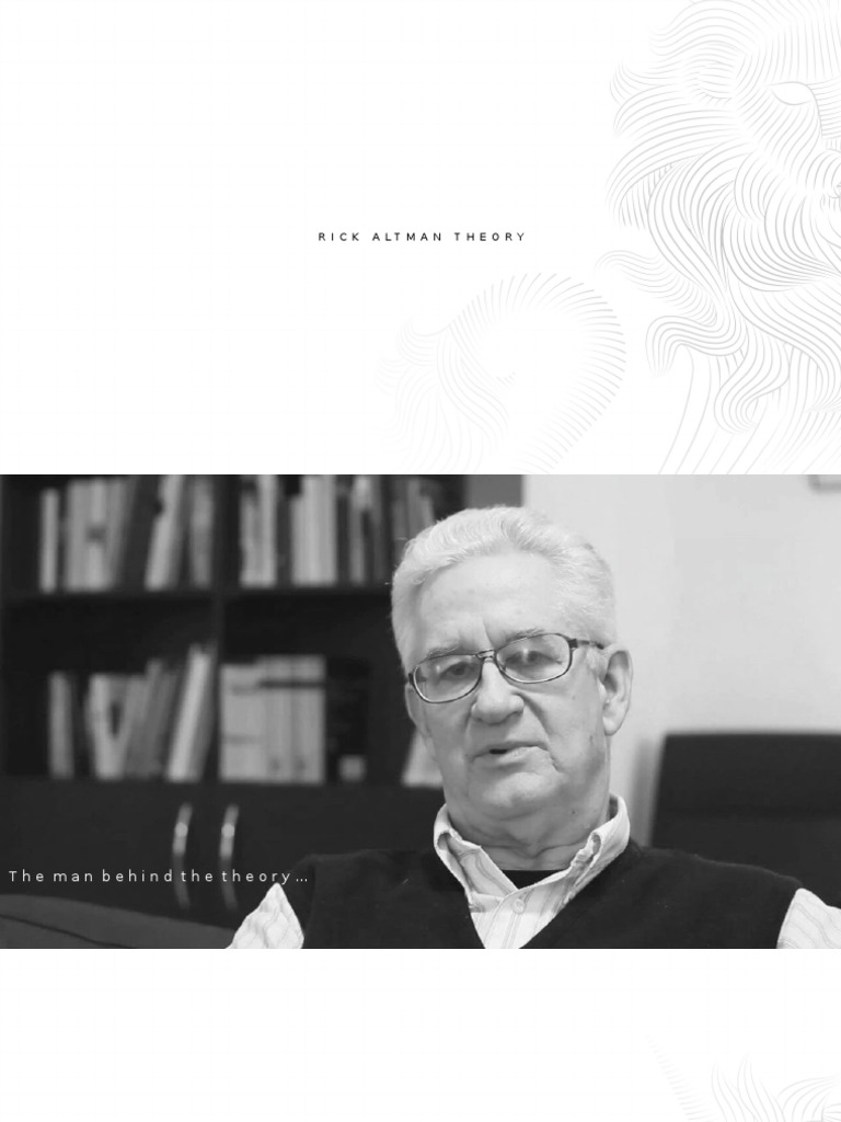 Rick Altman Theory | PDF | Genre | Narrative