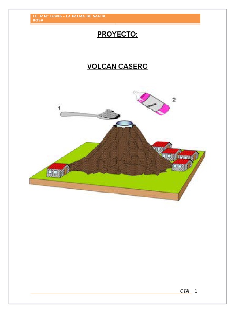 Proyecto Volcan 2016 | PDF | Volcán | Tipos de erupciones volcánicas