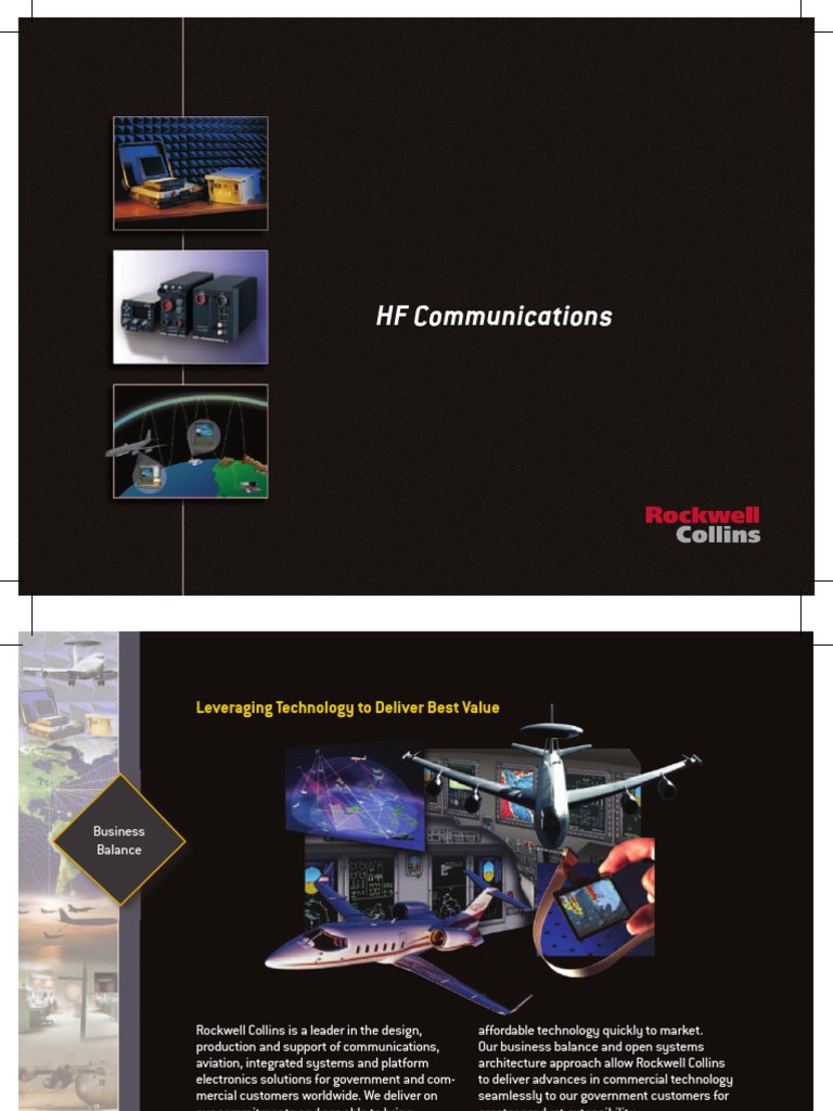 HF Rockwellcollins | PDF | High Frequency | Cellular Network
