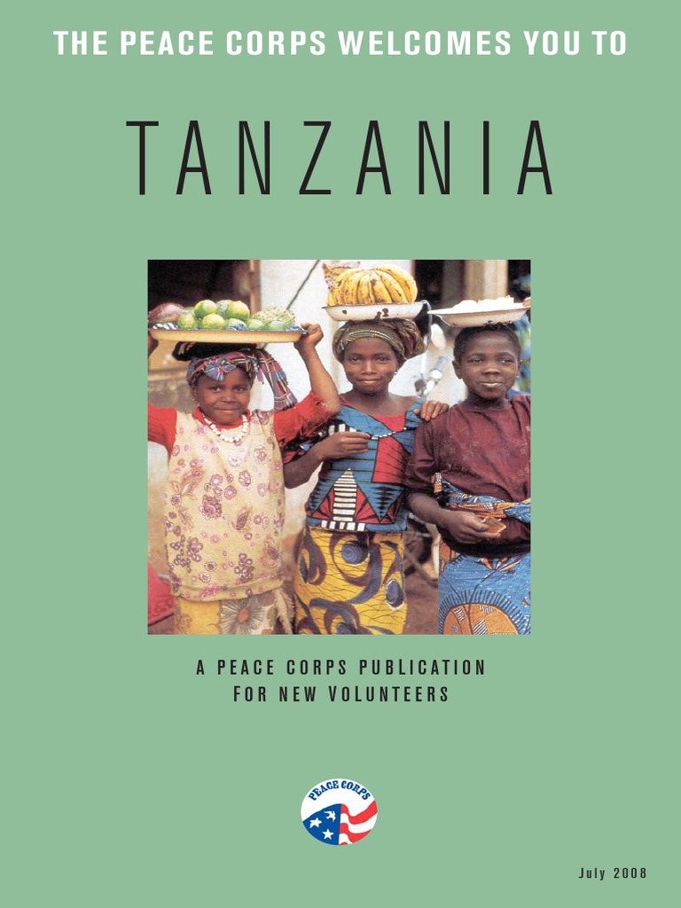 Peace Corps Tanzania Welcome Book - July 2008 | PDF | Tanzania | Peace ...