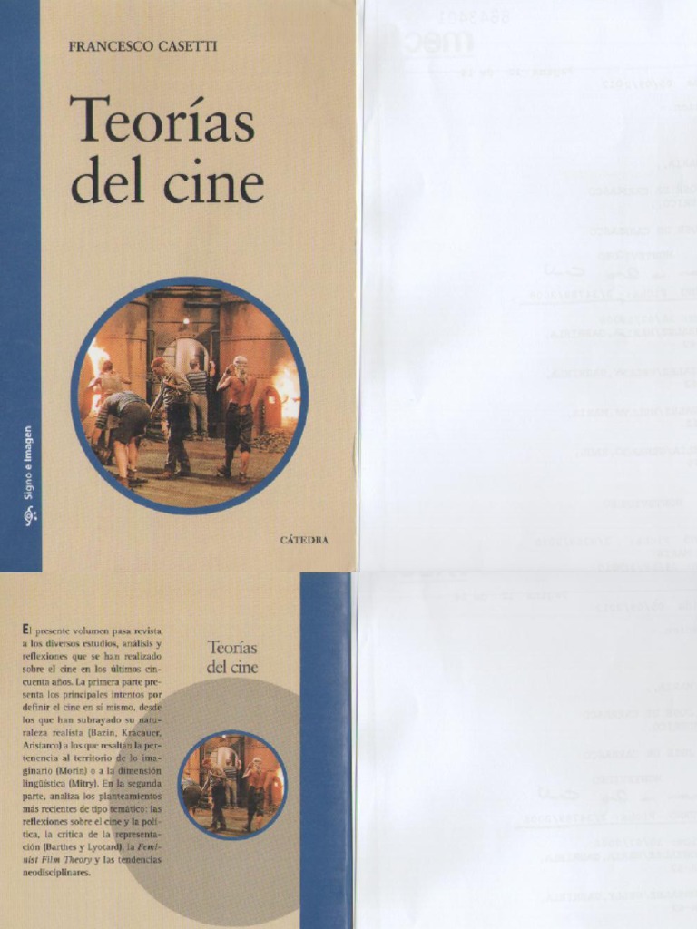 Francesco Casetti - Teorias Del Cine 1945-1990 | PDF
