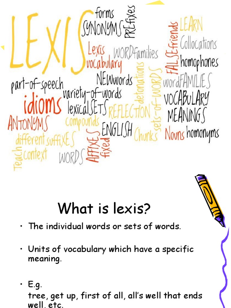 Lexis | PDF | Idiom | Verb