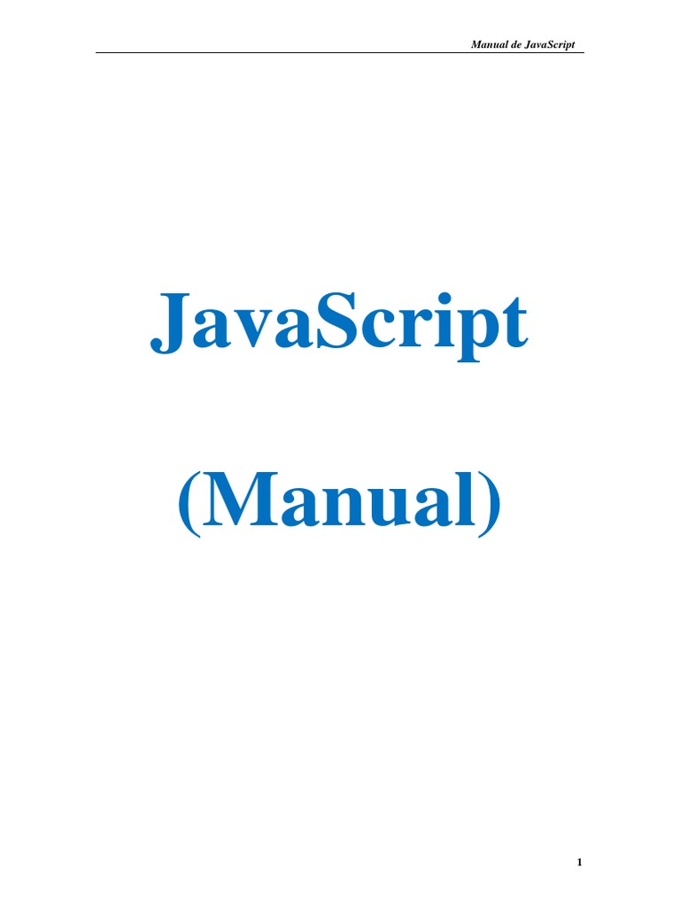 Curso Practico de Javascript PDF | PDF Curso Practico de Javascript PDF | PDF