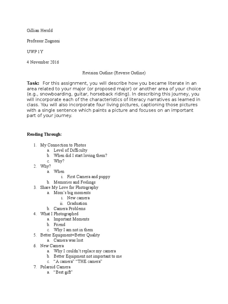 Photography Literacy Journey | PDF