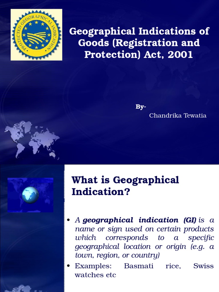 Geographical Indications | PDF | Domain Name Registrar | Government ...