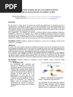 Reacción de Ninhidrina con Aminoácidos | PDF | Química Orgánica | Química