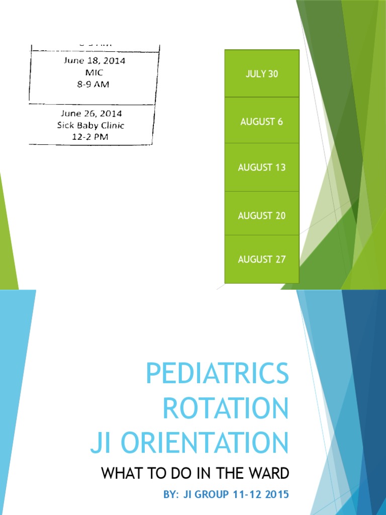 Pedia Ward Orientation August 2015 | PDF | Neonatal Intensive Care Unit ...