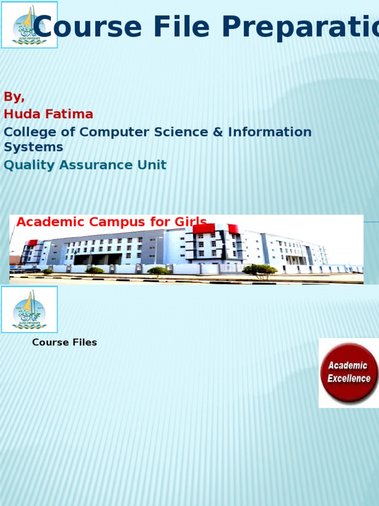 Huda Course File Preparation | PDF