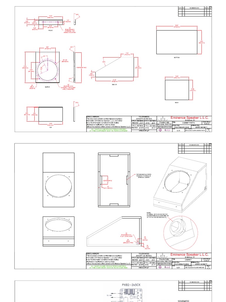 Eminence DIY StageMonitor | PDF | Audio Electronics | Electrical ...