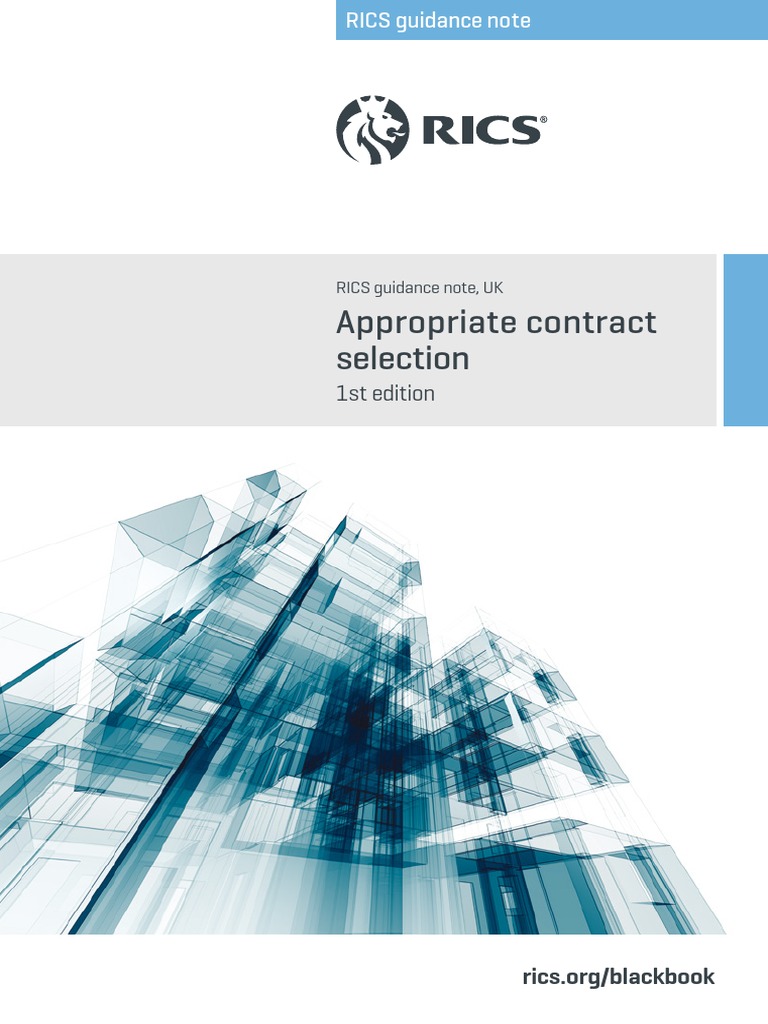 Appropriate Contract Selection 1st Edition PGguidance 2014 | PDF ...