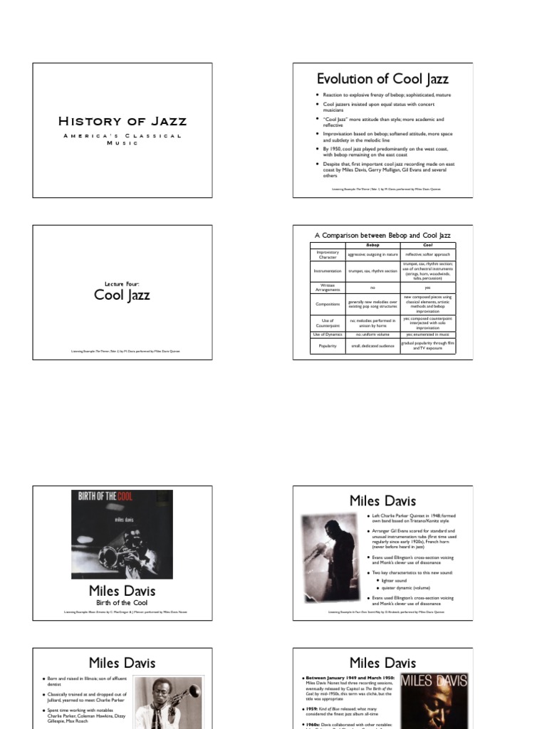 Miles Davis and the Birth of Cool Jazz: An In-Depth Exploration of the ...