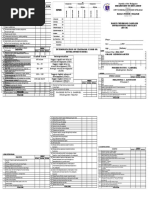 Bosy Eccd Checklist Template Sy 2025 2026 | PDF