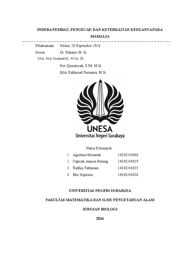 Laporan Praktikum Indera Pembau Dan Pengecap | PDF