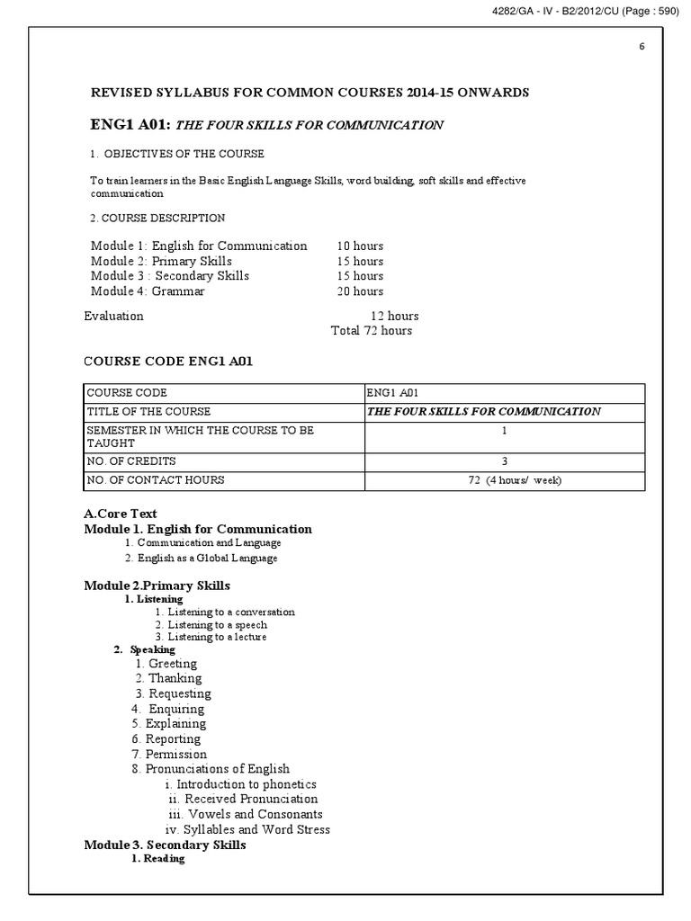 English Common Course | PDF | English Language | Mass Media