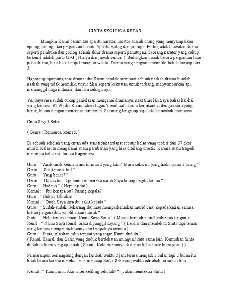 Cinta Segitiga Setan | PDF