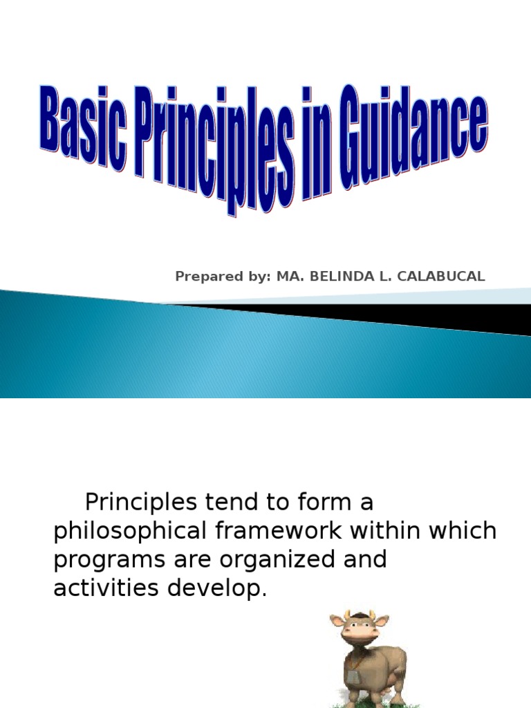 Principles of Guidance and Counseling | PDF | Attitude (Psychology ...