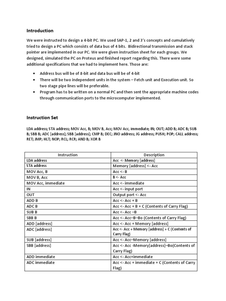 SAP Report Group 2 | PDF | Instruction Set | Input/Output