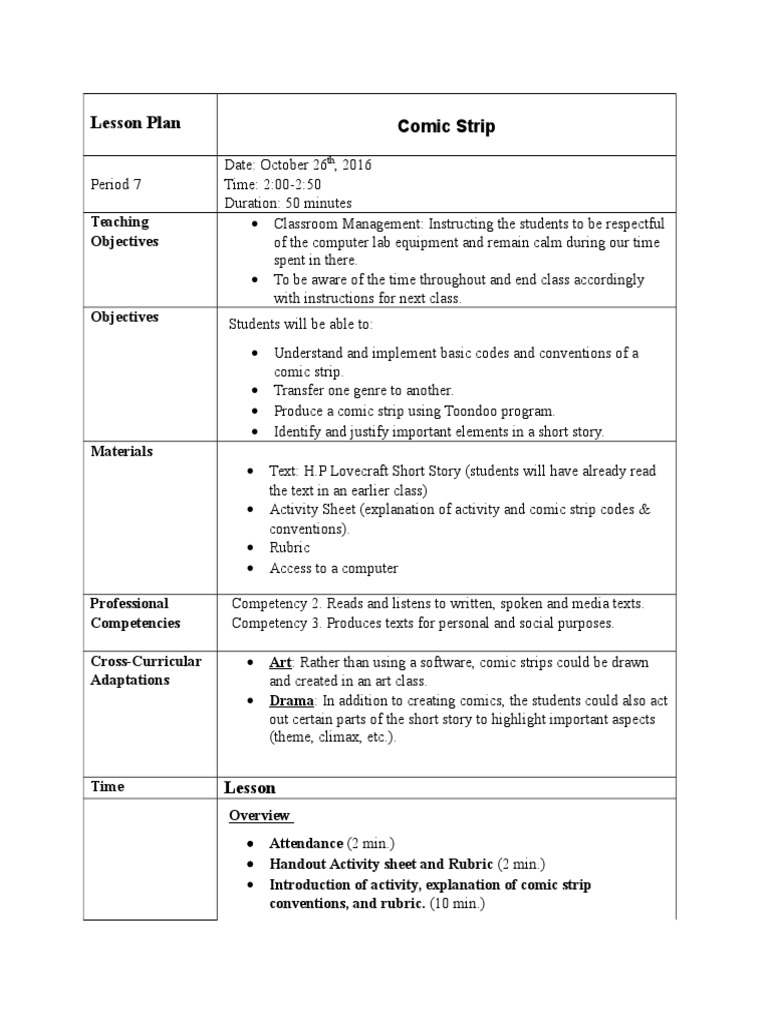 Short Story Comic Strip LP | PDF | Comics | Semiotics