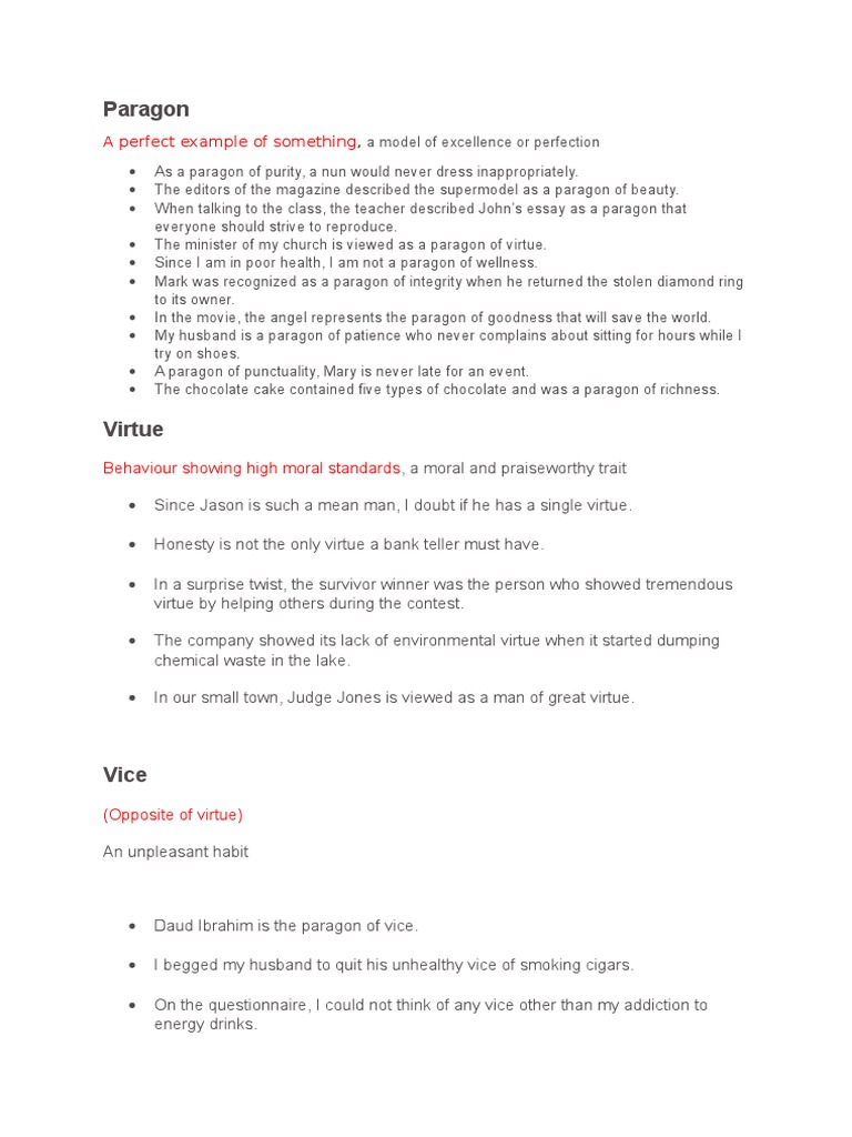 Paragon: A Perfect Example of Something | Download Free PDF | Foods