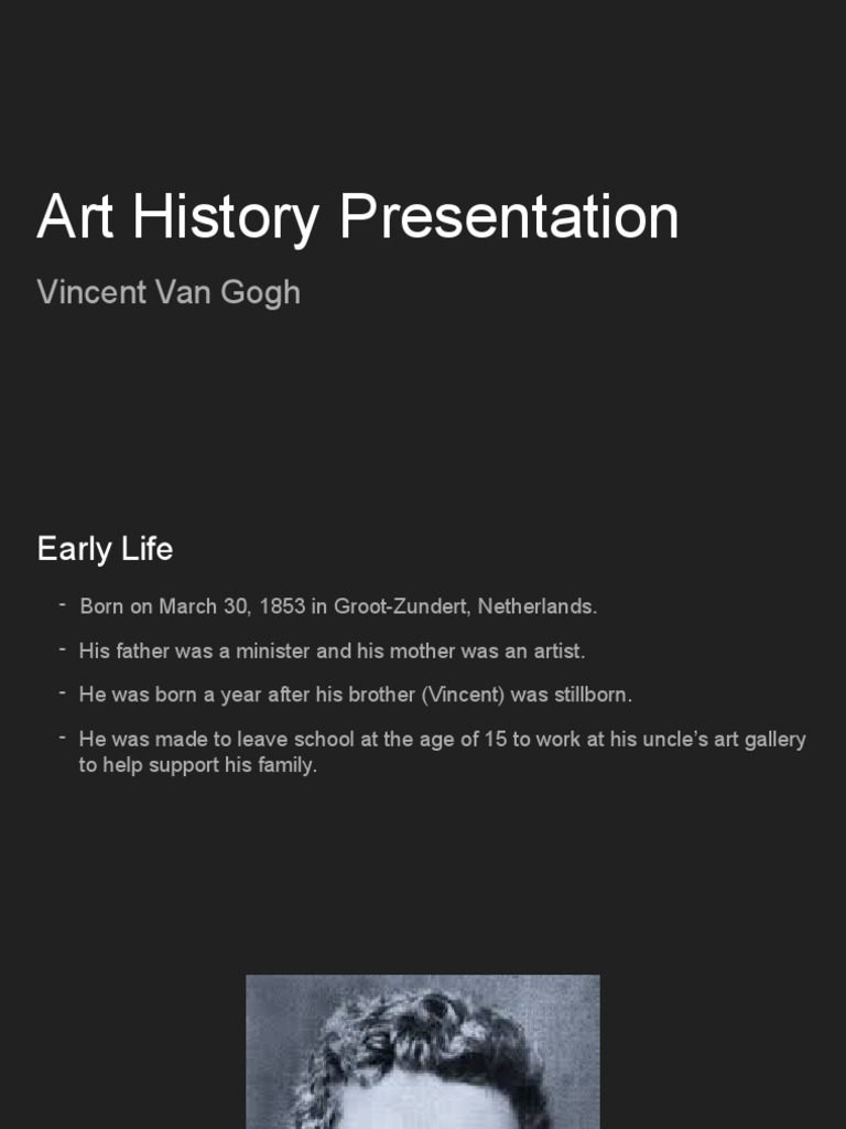 Vincent Van Gogh: Life and Legacy | PDF | Paintings | Arts (General)
