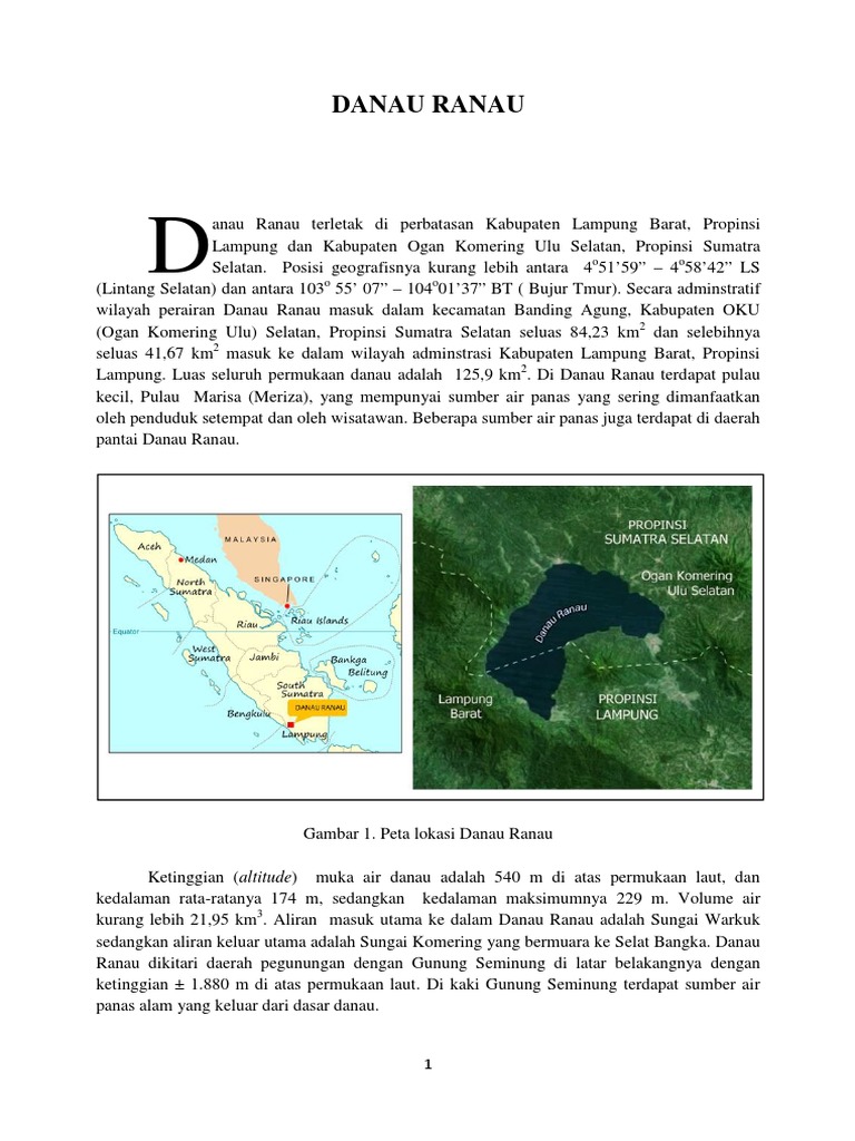 Danau Ranau | PDF