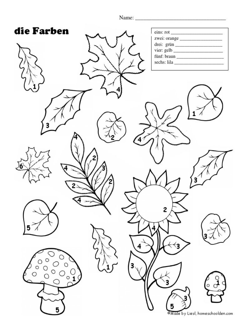 Die Farben Auf Deutsch Colors Worksheet | PDF | Career & Growth ...