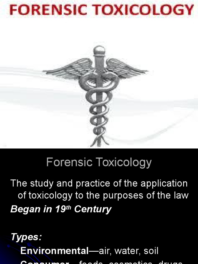 forensic toxicology powerpoint 1 | Toxicology | Poison