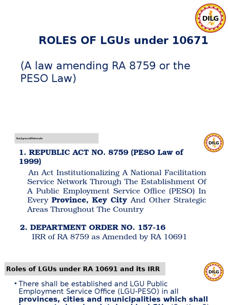 Roles of LGU | Public Sphere | Justice