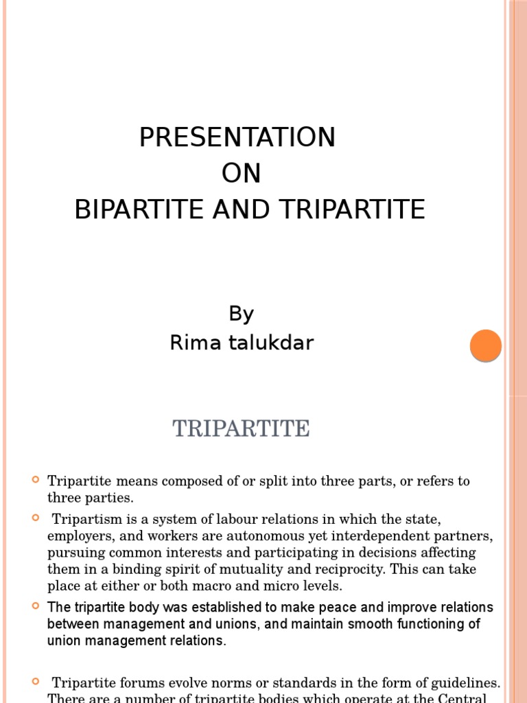 Bi Tripartite | PDF | Trade Union | Industrial Relations