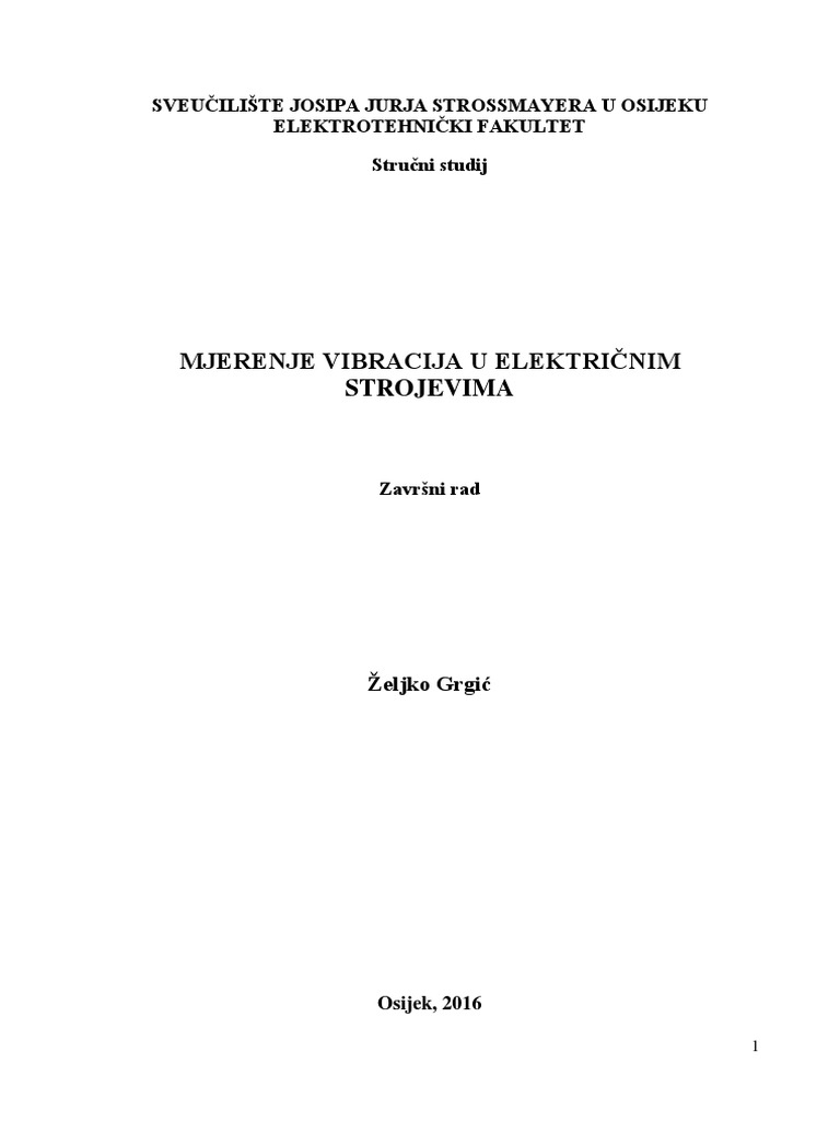 Mjerenje Vibracija | PDF
