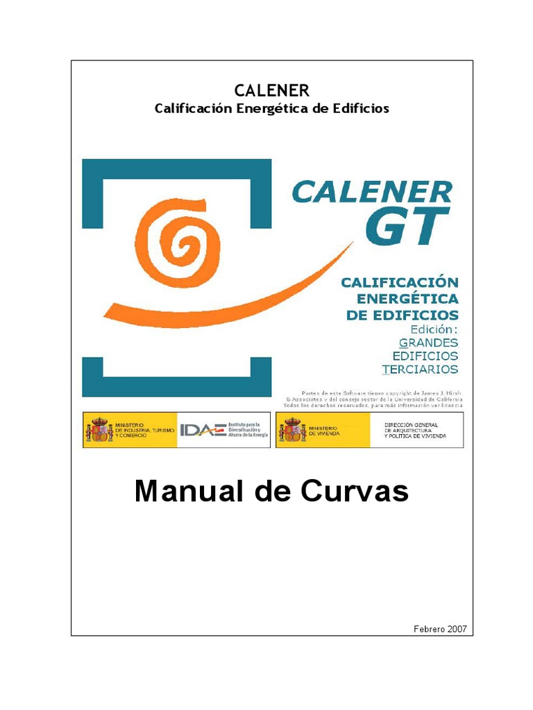 Manual de Curvas CALENER-GT | PDF | Caldera | Cogeneración